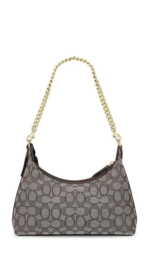 Coach Signature Jacquard Juliet Shoulder Bag - Oak Maple